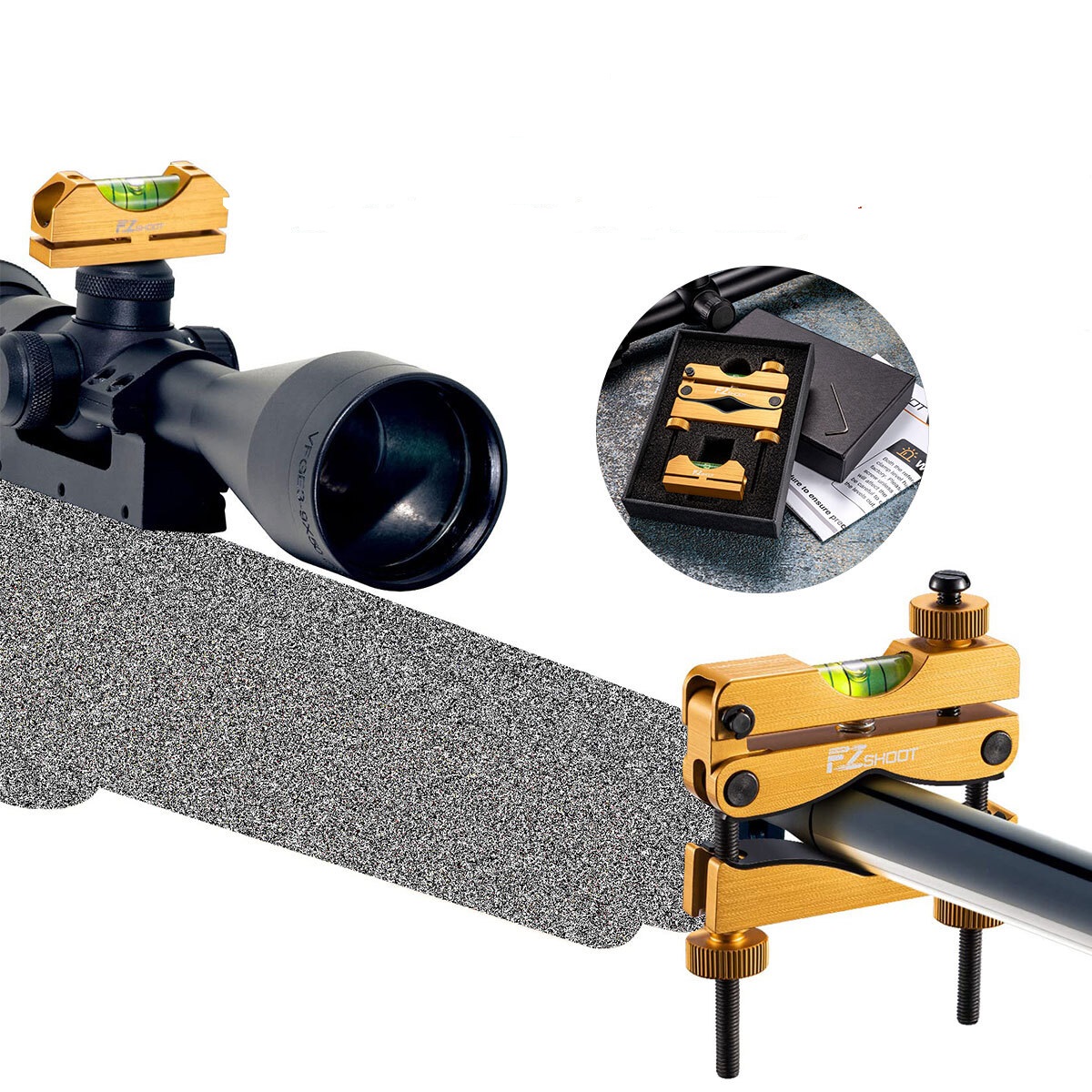 Reticle Leveling System Rifle Scope Crosshair Alignment Level Tool Kit ...